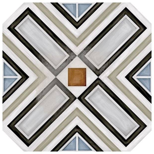 Керамогранит Vives Vodevil Octogono Ritter Multicolor G.156 20x20