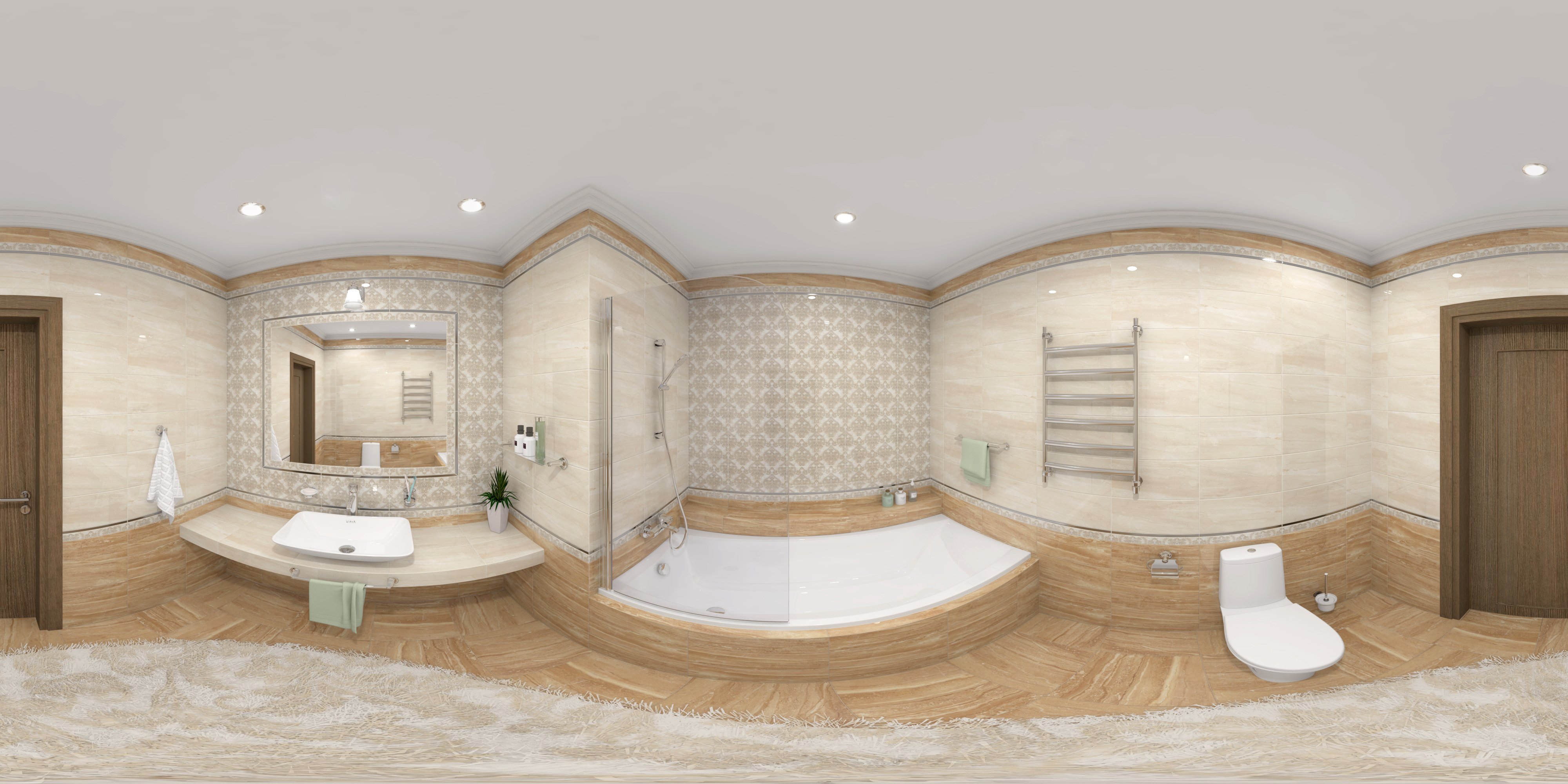 Дизайн-проект из плитки и керамогранита Laparet Arena 2 - интернет-магазин Отделкино City