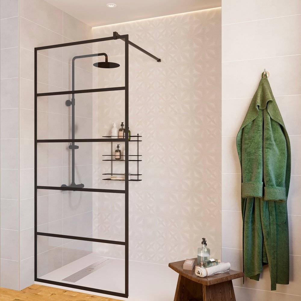 Душевая стойка Cersanit Brasko Black 63112 с термостатом, черная ...