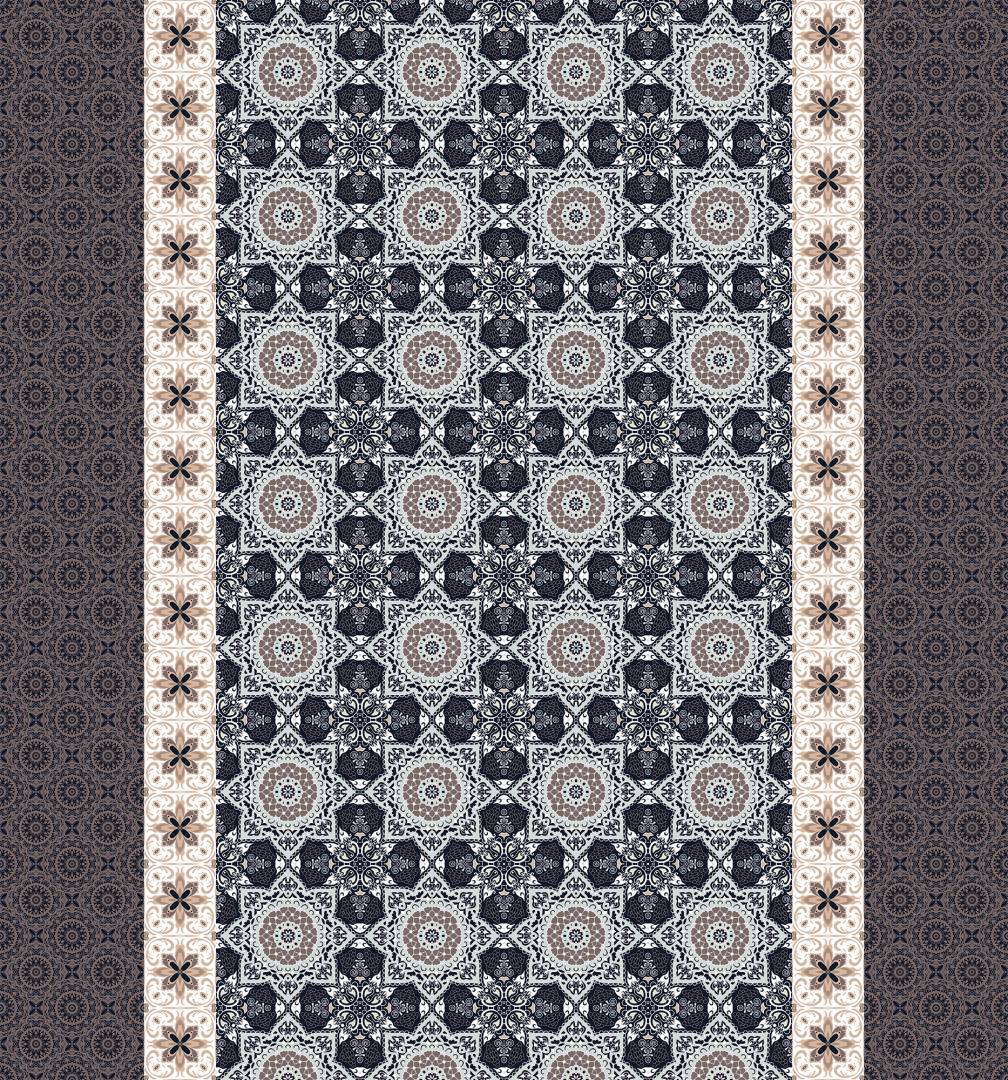 Фреска Ortograf Arabesque 33453 Eclipse Флок FLK – восточный орнамент