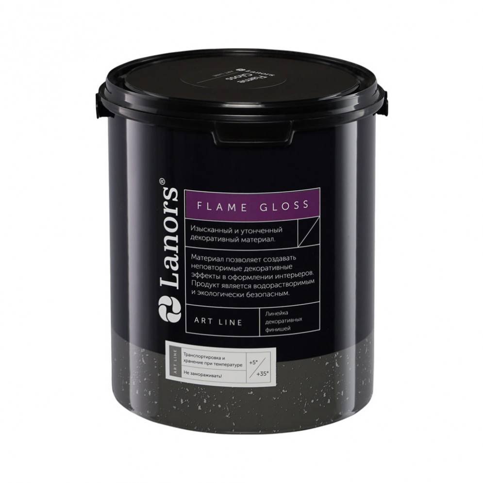 Интерьерный лак Lanors Flame Gloss 1 л - купить за 2350 руб. в Москве в интернет-магазине ...