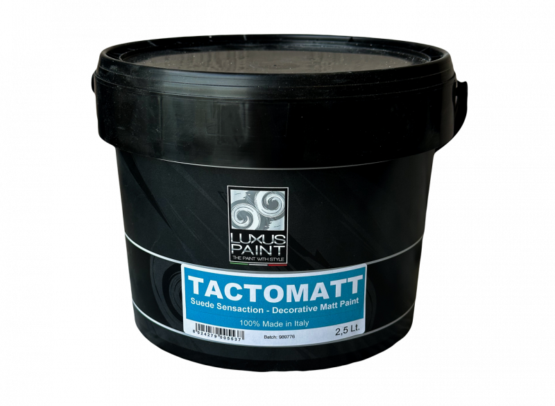 Декоративная краска Luxus Paint Tacto Matt LX132 1 л, матовая, серый